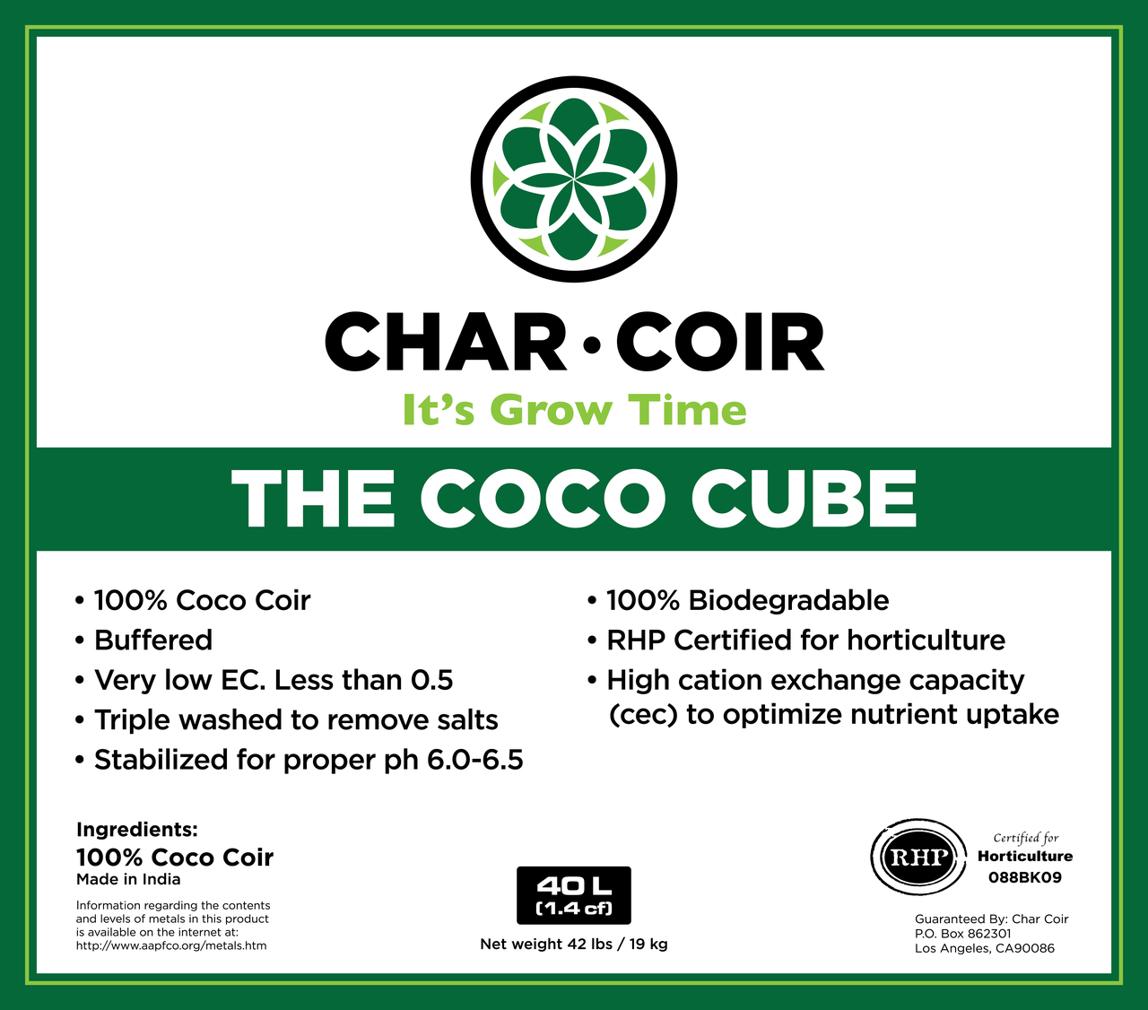 The Coco Cube – Charlton Coir